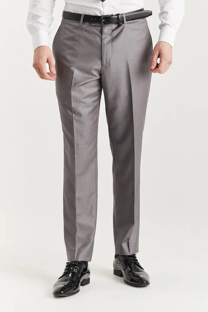 Edward - Men's Grey Trousers - Buy Online at Happy Gentleman