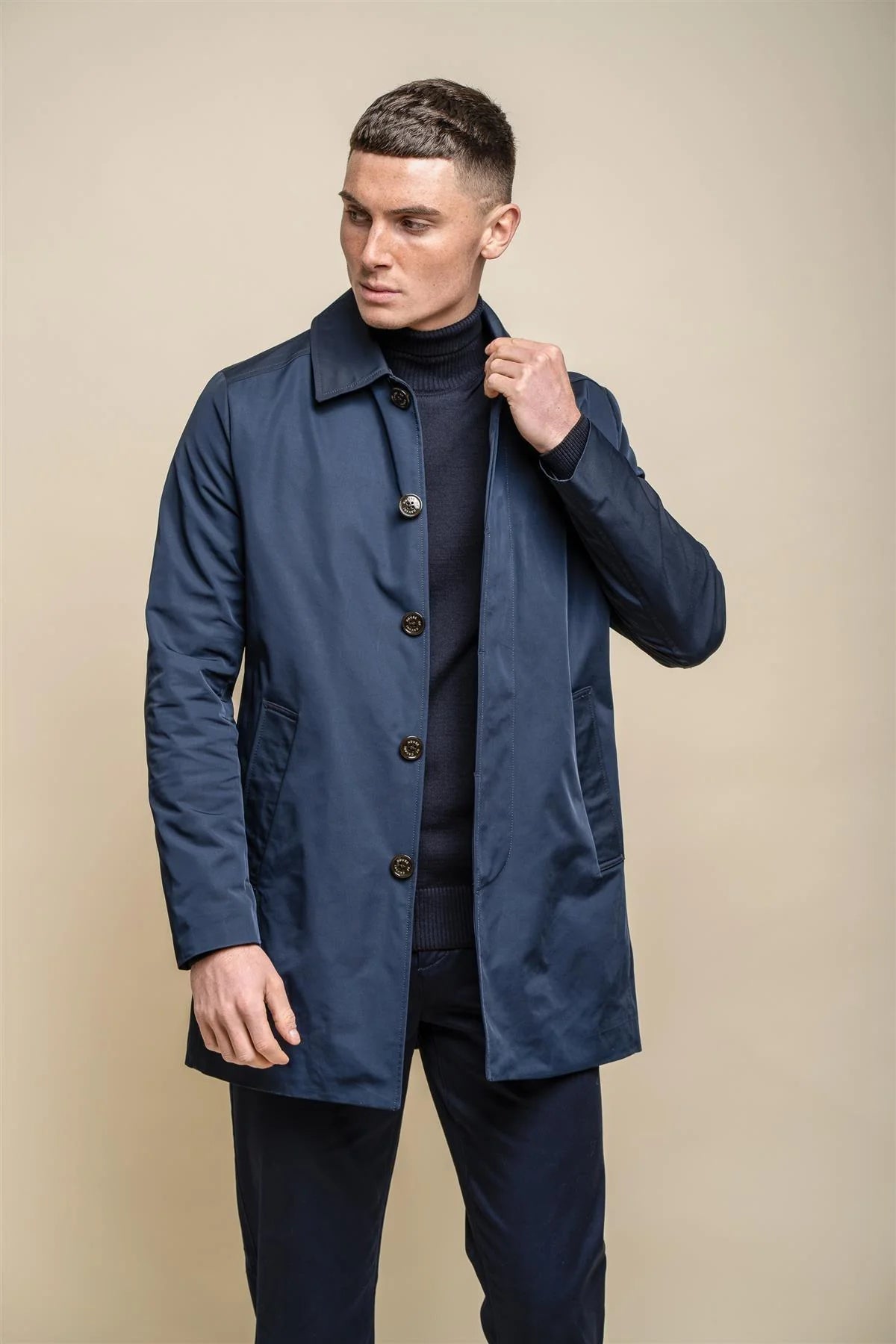 Barracuda - Men's Lightweight Classic Trench Coat - Buy Online at Happy ...