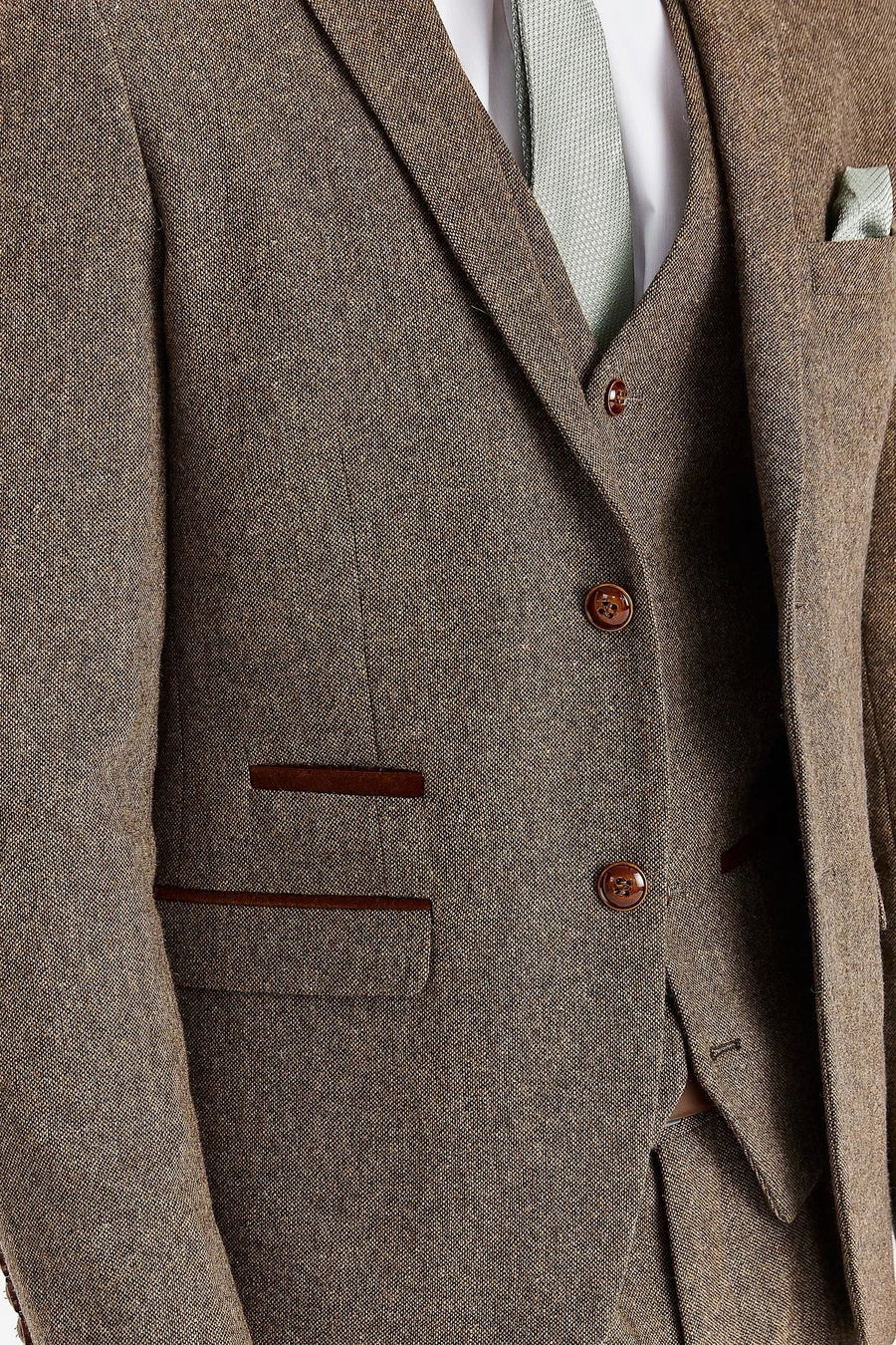 Men's Tweed Suits | Tweed 3 Piece Suits - Happy Gentleman US